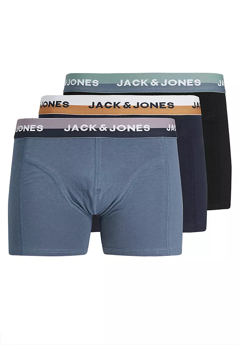 Jual Jack & Jones 3 Pack Eric Trunks Original 2025 | ZALORA Indonesia