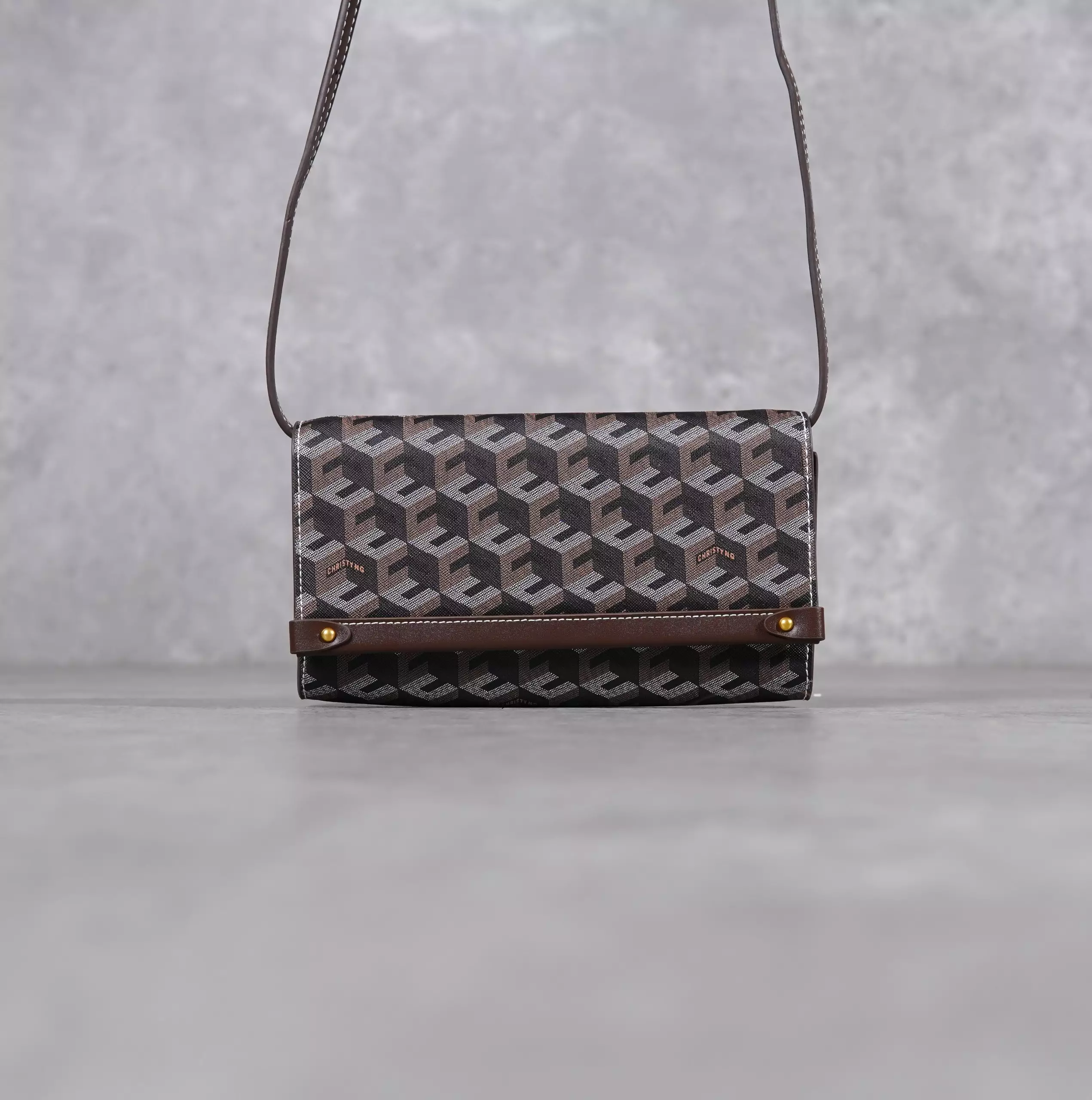 Jual Christy Ng Tas CHRISTY NG DIEGO MONOGRAM PATTERN CHESTNUT BROWN ...