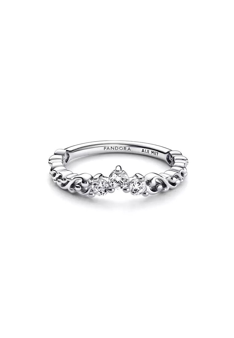 Buy PANDORA Pandora Regal Swirl Tiara Ring Online | ZALORA Malaysia