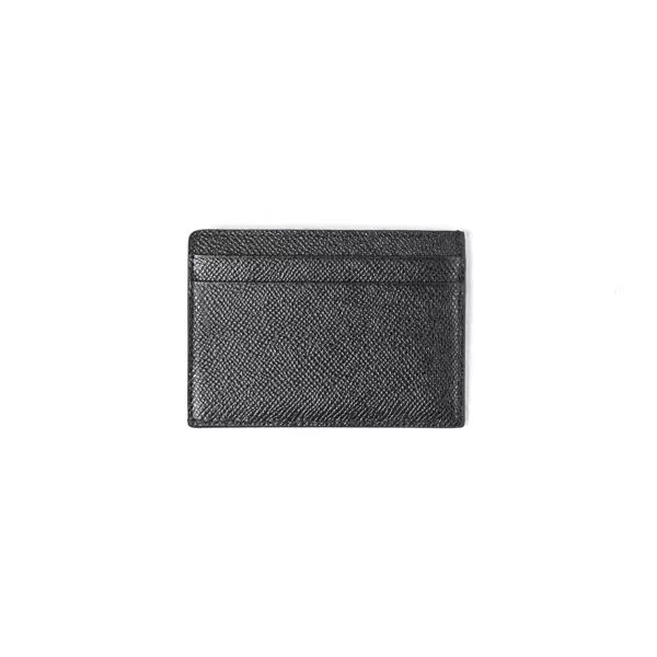 Jual Burberry Dompet BURBERRY STRIPE CAMEL SIDE BLACK CARD HOLDER 100% ...