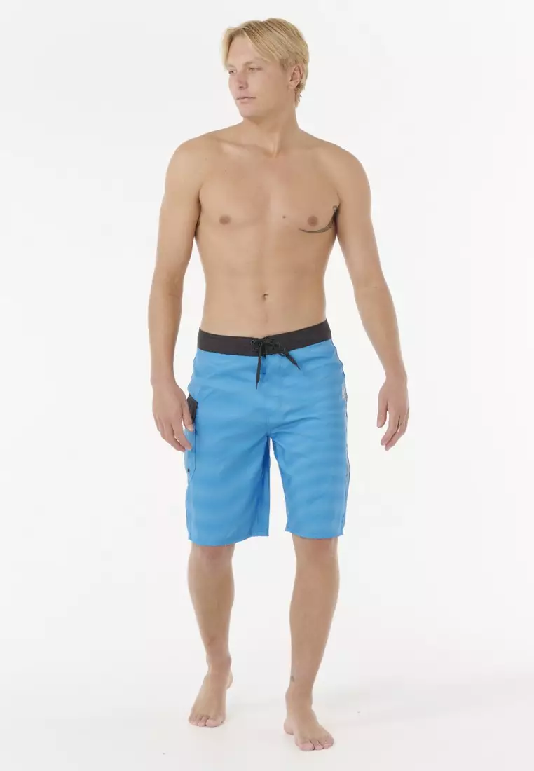Buy Rip Curl Men Shock Wave Boardshort 21 Inch 0CHMBO-NORTHERN BLUE ...