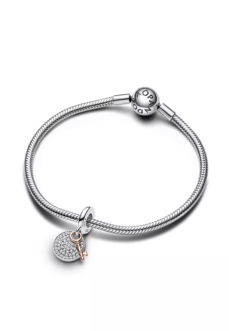 Buy Pandora Two-tone Key to Happiness Double Dangle Charm 2025 Online ...