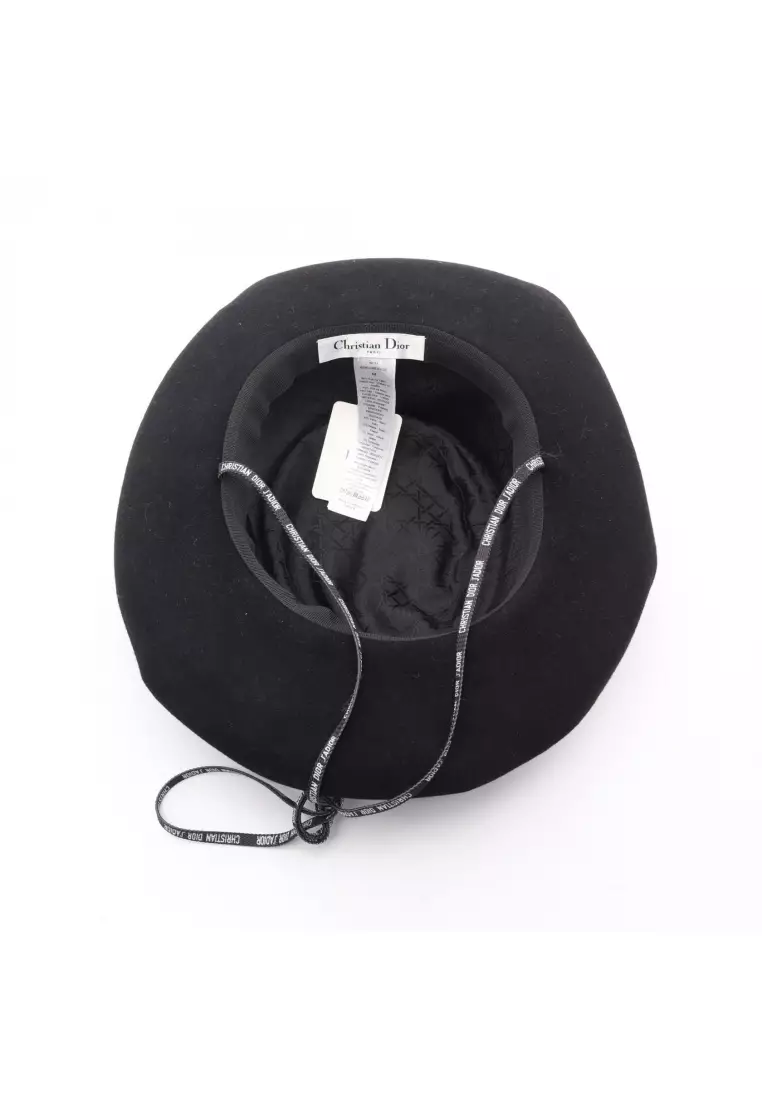 Buy Christian Dior Pre-Loved Christian Dior tribal hat Rabbit black 2025 Online | ZALORA
