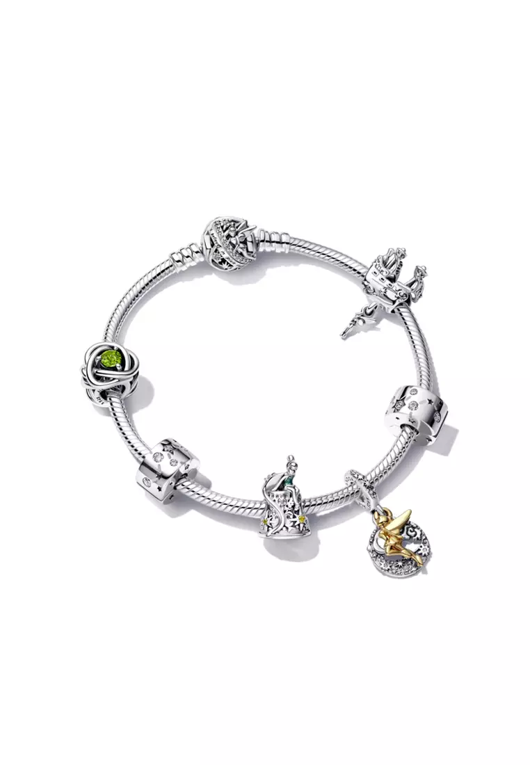 Buy PANDORA Pandora x Disney Tinker Bell Clasp Snake Chain Bracelet ...