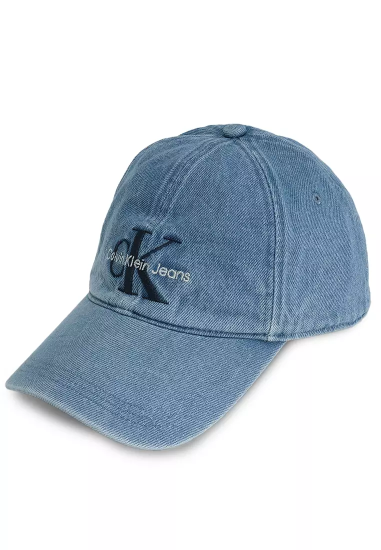 Buy Calvin Klein Logo Embroidery Denim Cap - Calvin Klein Accessories ...