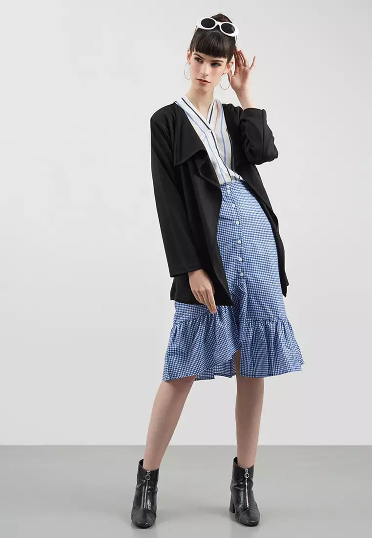 Buy Berrybenka Ciska Waterfall Outer 2024 Online | ZALORA