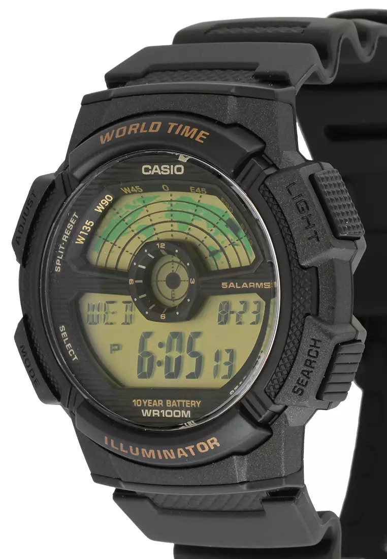 Jual CASIO Men Digital Watches AE-1100W-1BVDF Original 2025 | ZALORA Indonesia