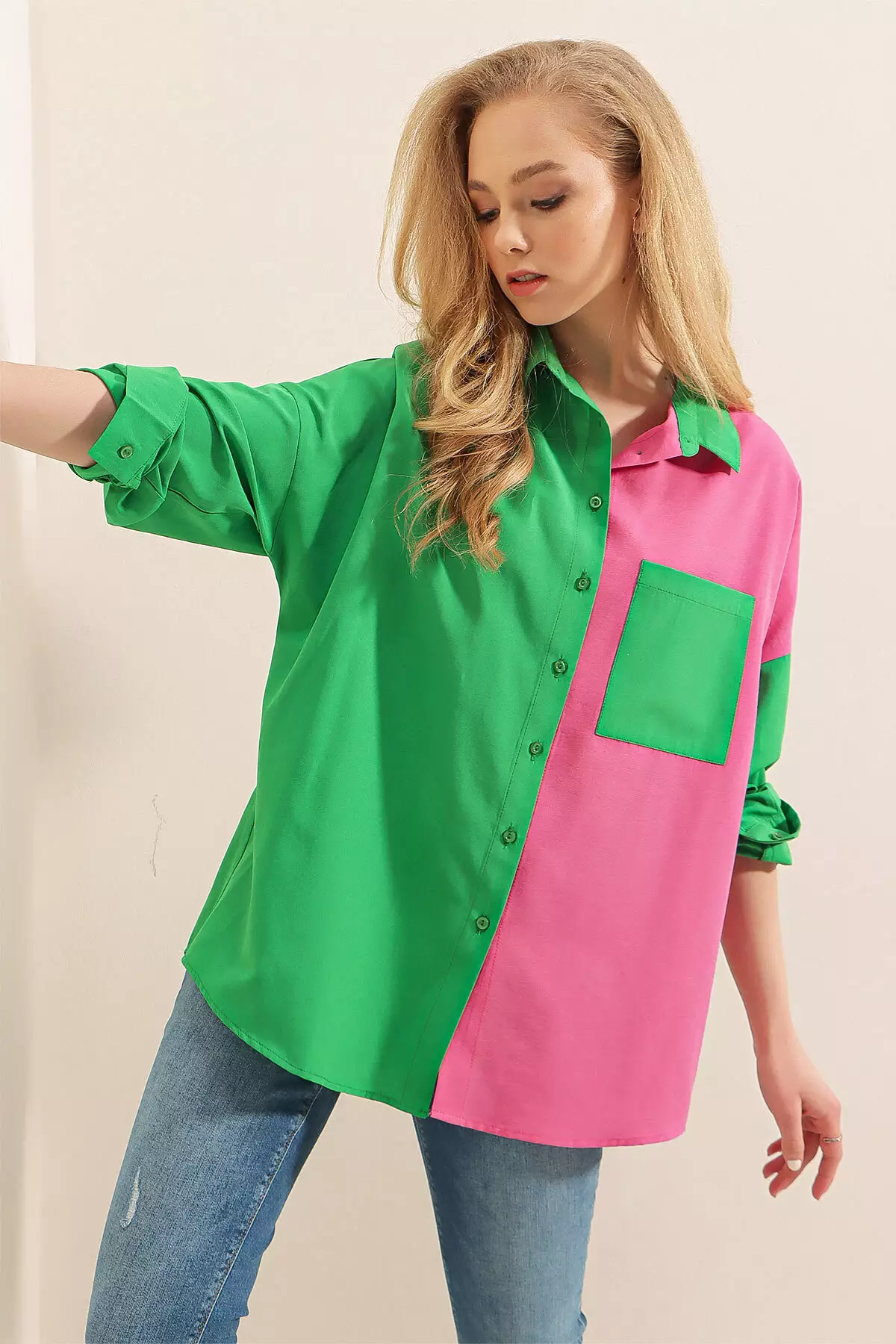 Buy Bigdart Color Block Shirt 2025 Online | ZALORA