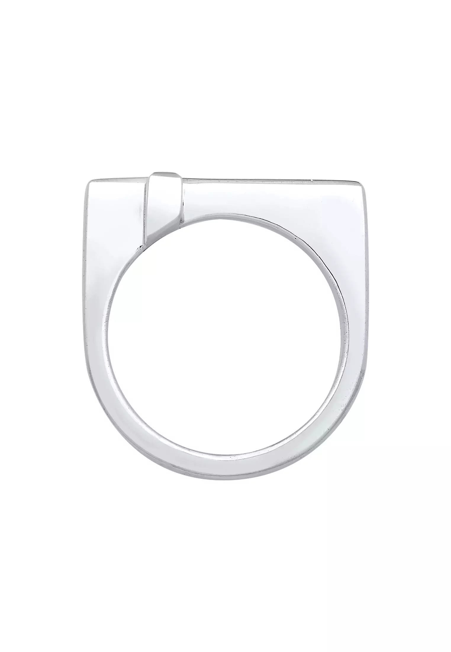 Buy Kuzzoi Men's Silver Upright Cross Band Ring 2026 Online | ZALORA