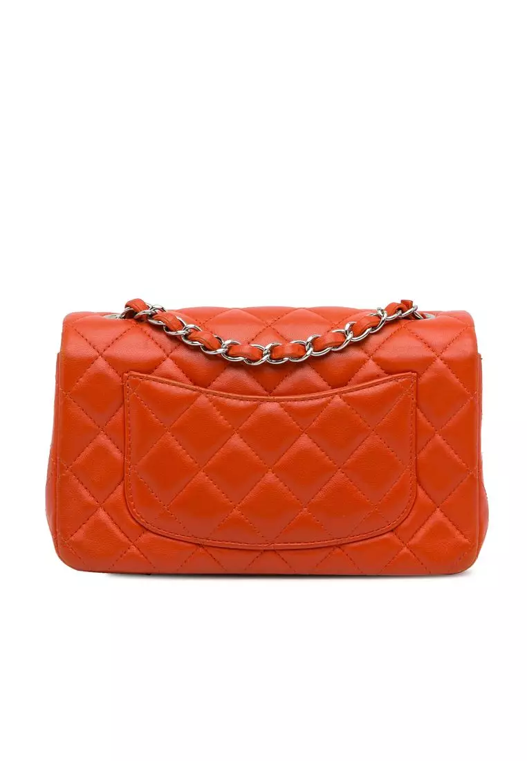 Buy Chanel Pre-Loved Chanel Mini Rectangular Classic Lambskin Single ...