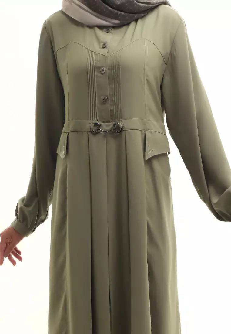 Jual RABBANI Rabbani - Baju Muslim Gamis Couple Qalesya Exclusive Hijau ...