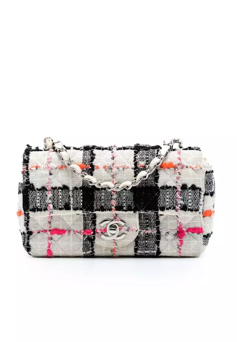 Buy Chanel Pre-Loved Chanel Mini Rectangular Classic Tweed Check Single ...