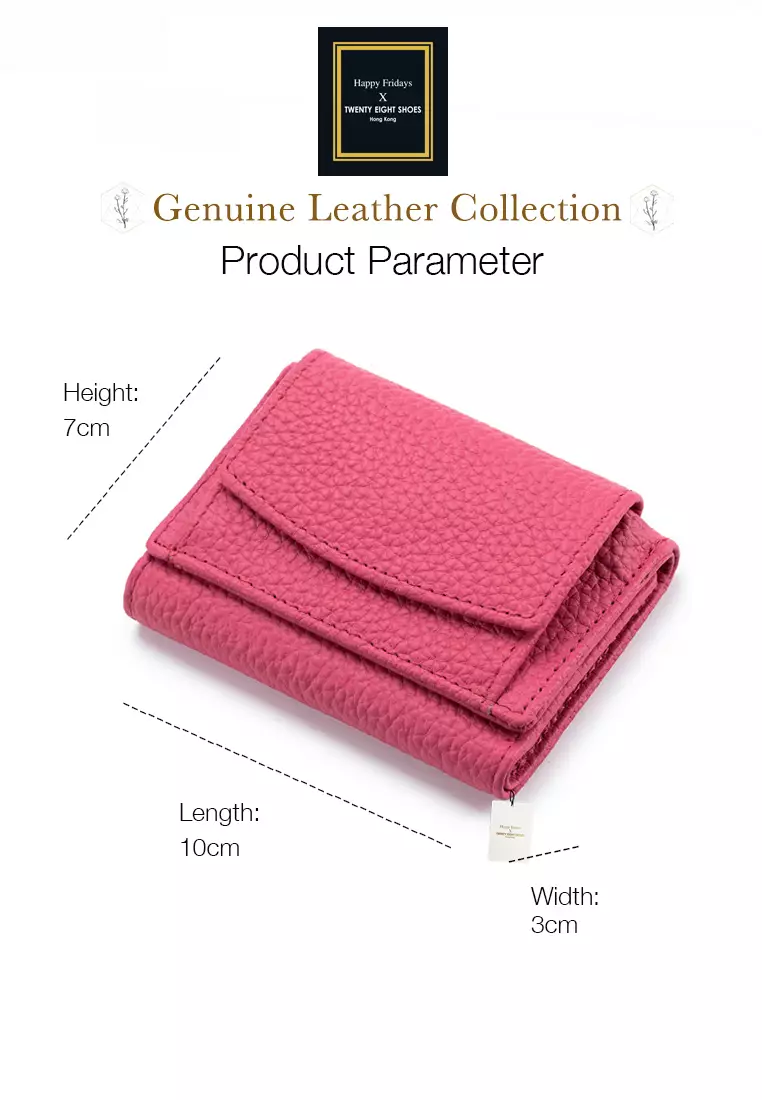 Buy HAPPY FRIDAYS Full Grain Leather RFID Security Purse JW AN-2753 ...