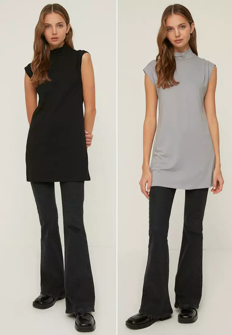 Trendyol 2-Pack Basic Inner Tunic 2024 | Buy Trendyol Online | ZALORA ...