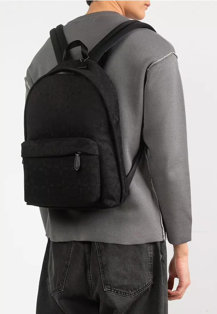 Coach Hall Backpack In Signature Jacquard 2025 | Buy Coach Online ...