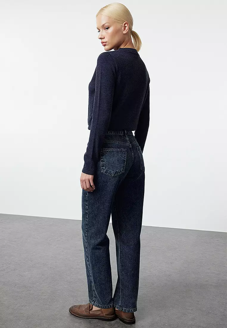 Buy Trendyol Washed Out Denim Jeans 2025 Online | ZALORA Philippines