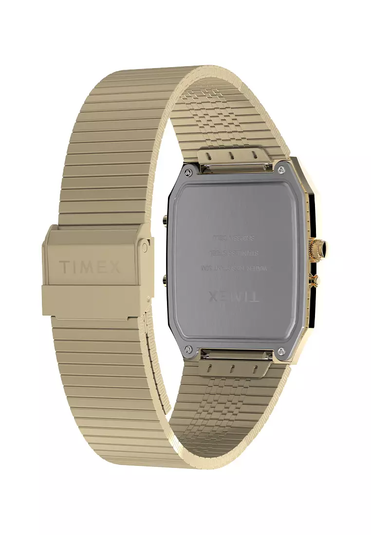 Buy Timex Timex Q Timex Reissue Gold Stainless Steel Analog Quartz ...