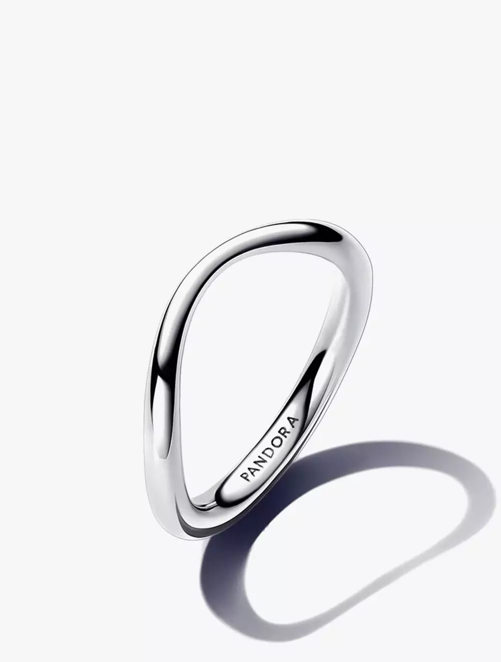 Jual Pandora Organically Shaped Band Ring - 54 - Silver Original 2025 ...