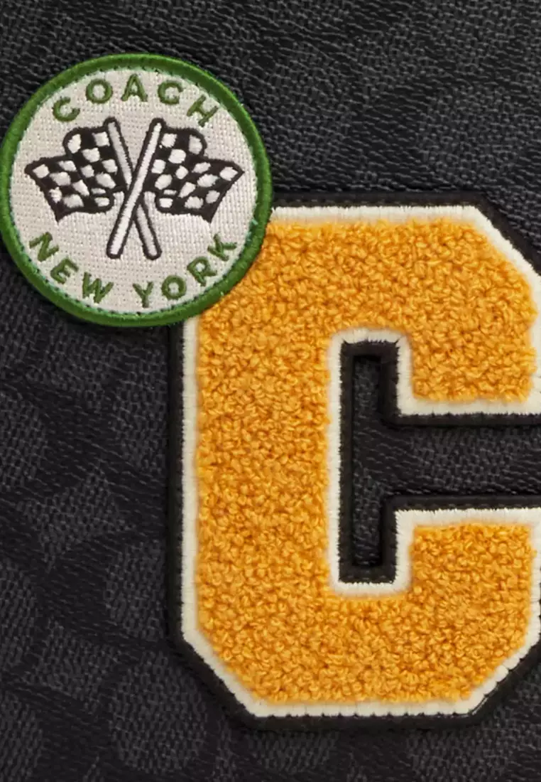 Coach Sullivan Pack Bag In Signature Canvas With Patches in Charcoal ...