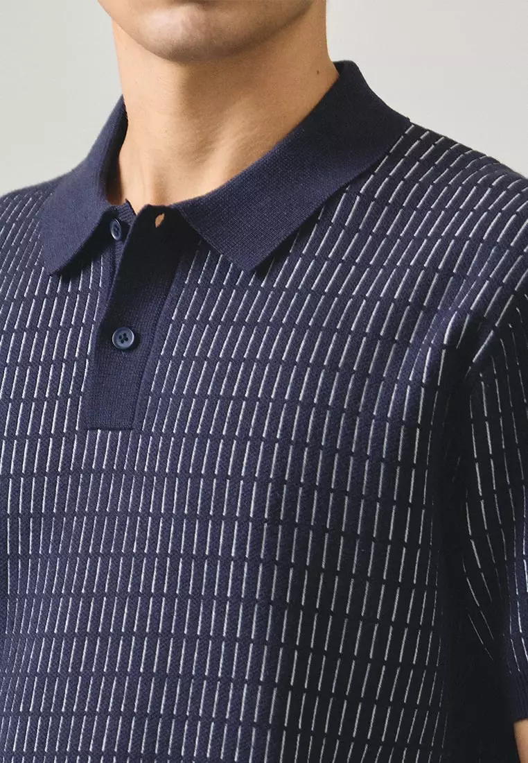 Buy REGATTA Regular Fit Polo Shirt With Contrast Jacquard Detail In ...