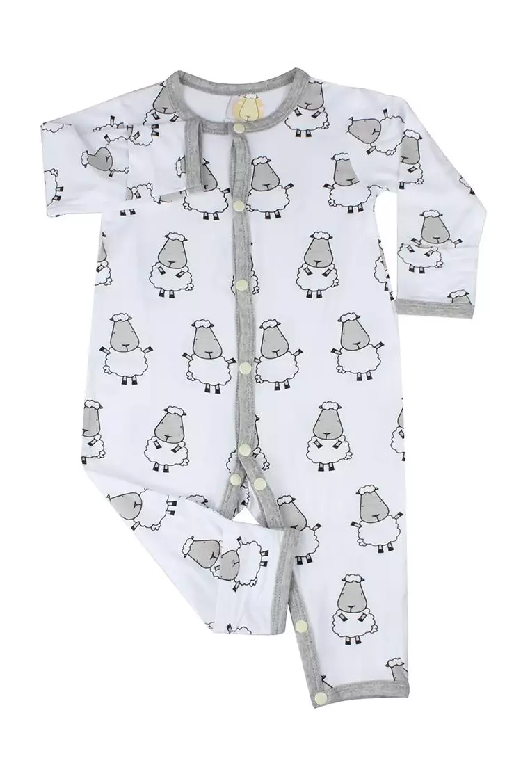 Buy Baa Baa Sheepz Button Romper Big Sheepz 2025 Online | ZALORA ...