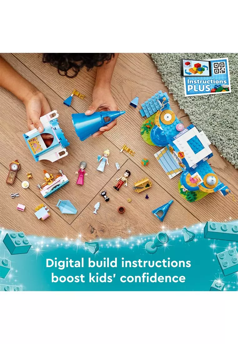 Buy LEGO® Disney Princess 43206 Cinderella and Prince Charming's Castle ...