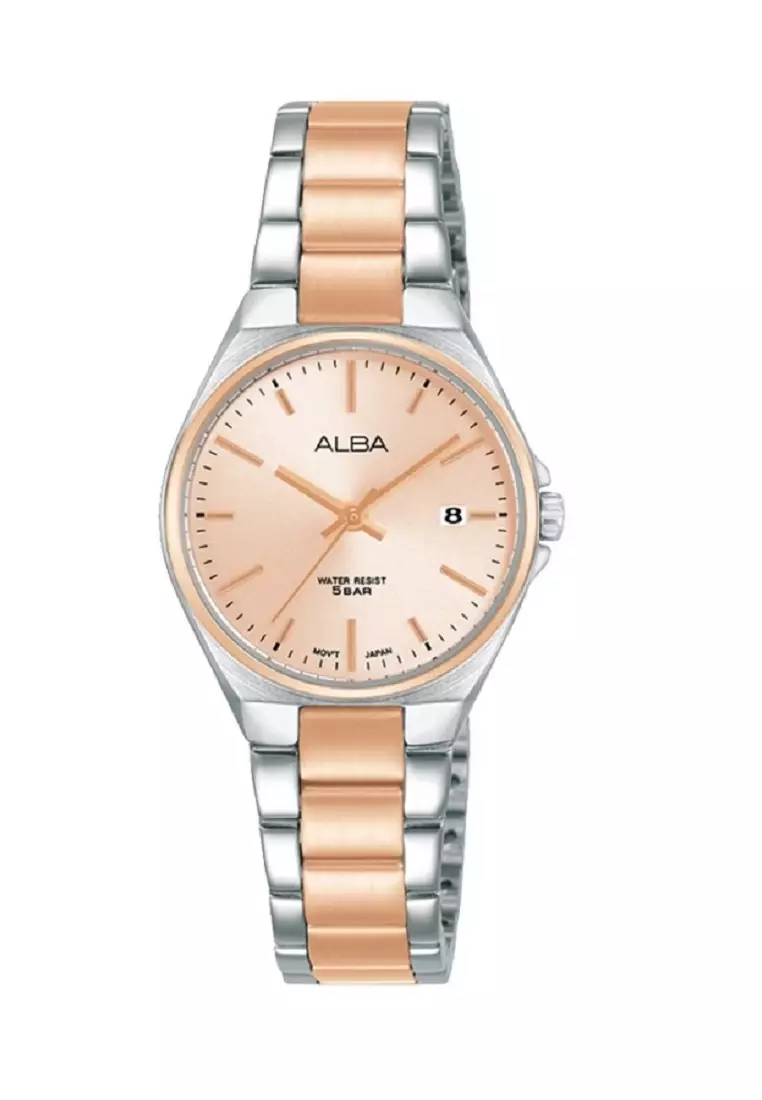 Jual Alba Alba Couple AH7BB6 & AS9P84 Stainless steel Original 2024 ...