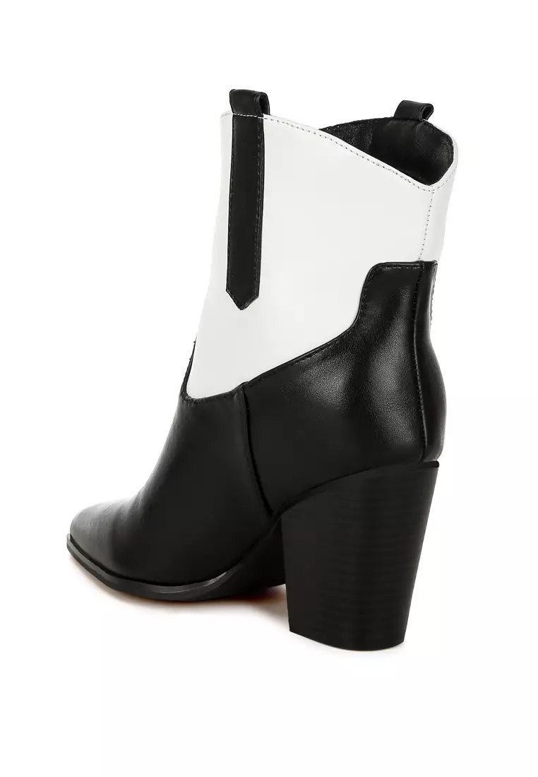 Buy London Rag Two Tone Cowboy Boots in Black/White 2026 Online | ZALORA