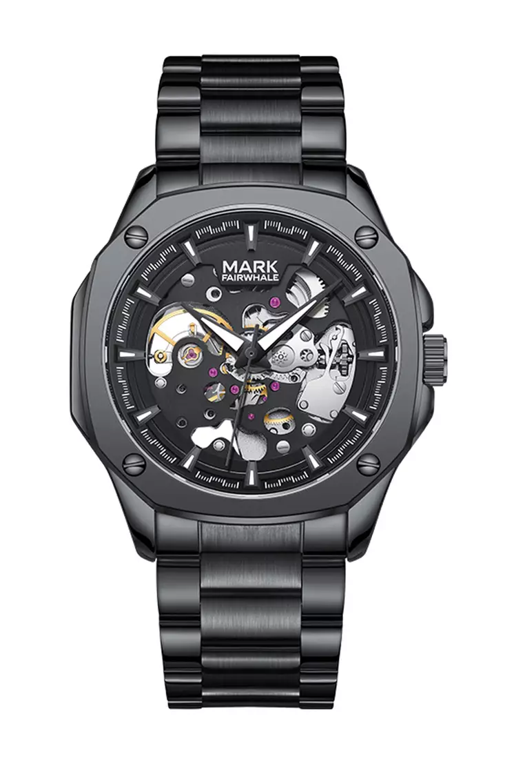 Buy Mark Fairwhale Automatic Unisex Alloy Watch, 41mm, Stainless Steel ...