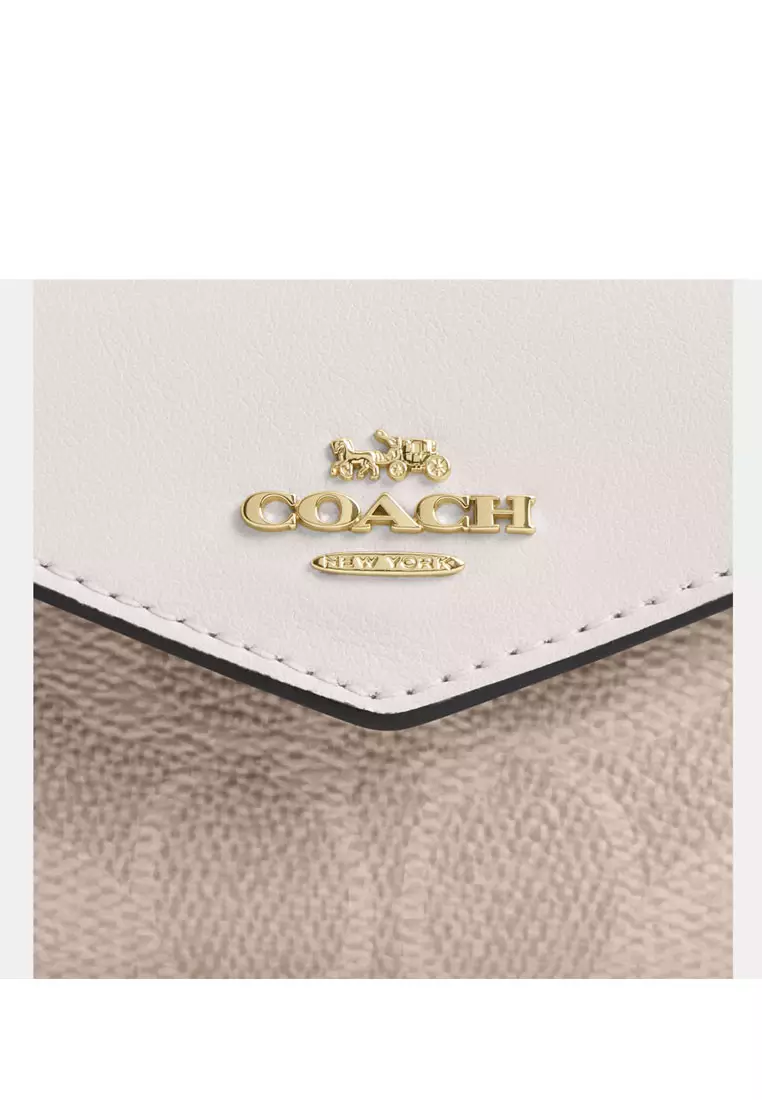 Buy Coach Flap Card Case In Signature Canvas Online | ZALORA Malaysia