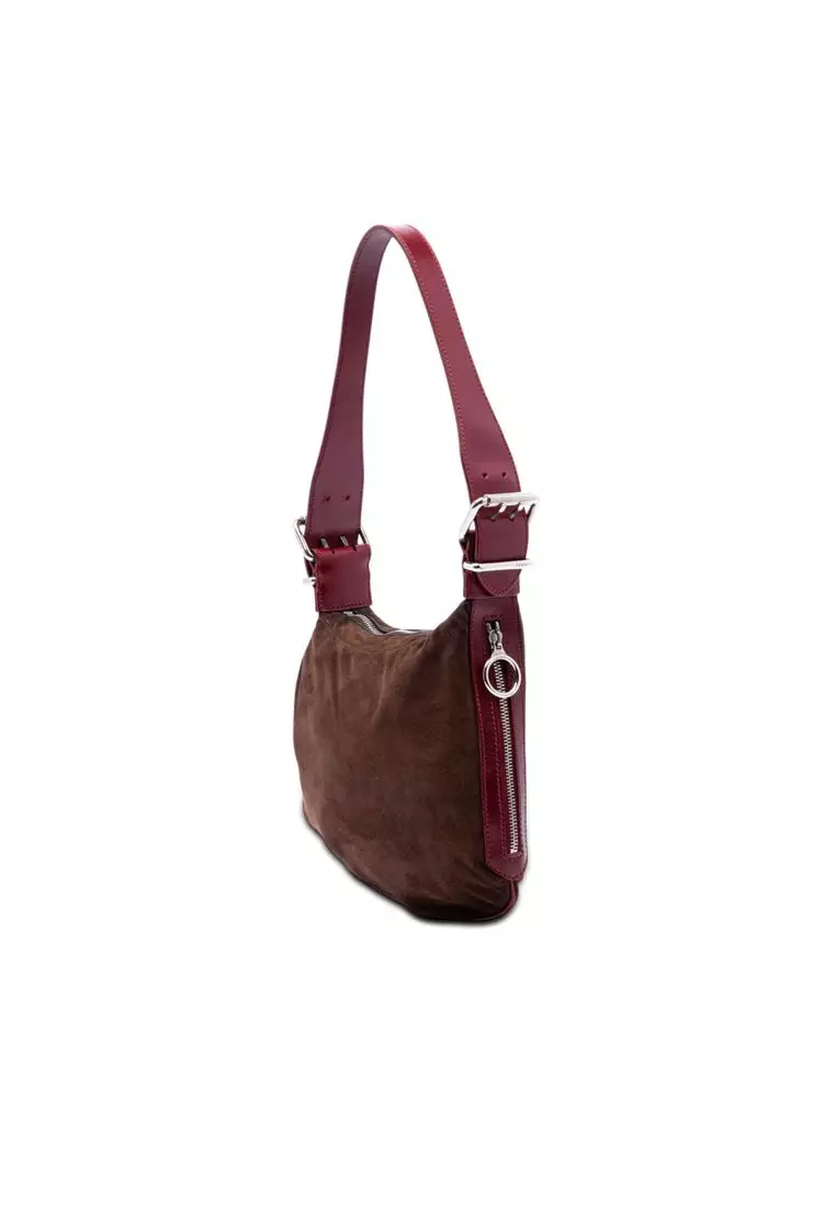 Buy Fendi Pre-Loved Fendi Sequin And Crystal Embellished Suede Oyster ...