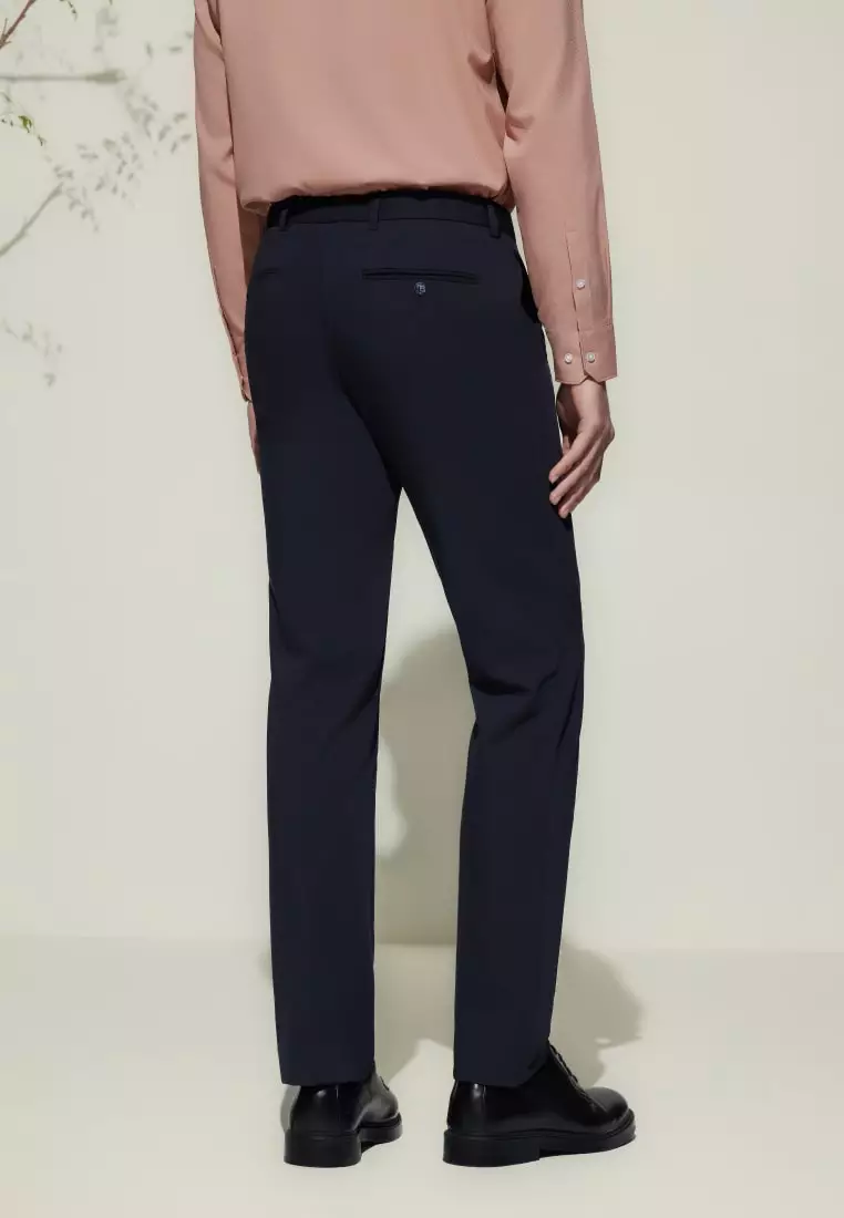 Buy G2000 G2000 Nylon Modal Silk Smart Fit Suit Pants 2026 Online ...