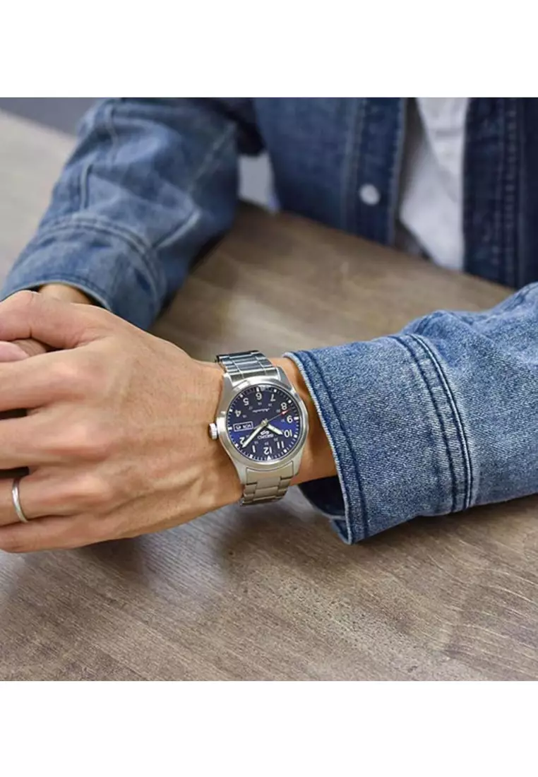 Seiko SRPG29K1 Superman Automatic Men's Watch | Blue Dial with Silver ...