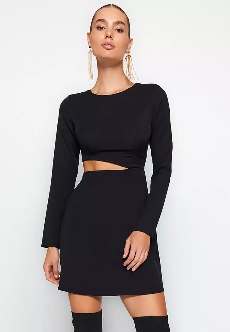 Buy Trendyol Cut Out Mini Dress 2025 Online | ZALORA Philippines