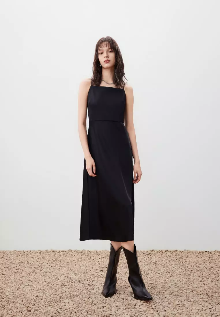 Buy G2000 G2000 Crepe Satin Slip Dress 2026 Online | ZALORA