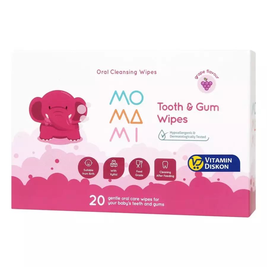Jual MOMAMI MOMAMI TOOTH & GUM WIPES 20SHEETS Original 2024 | ZALORA ...