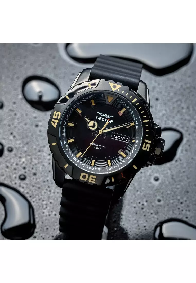 Buy Sector Sector Legend 43mm Men's Automatic Black Watch R3221135005 ...