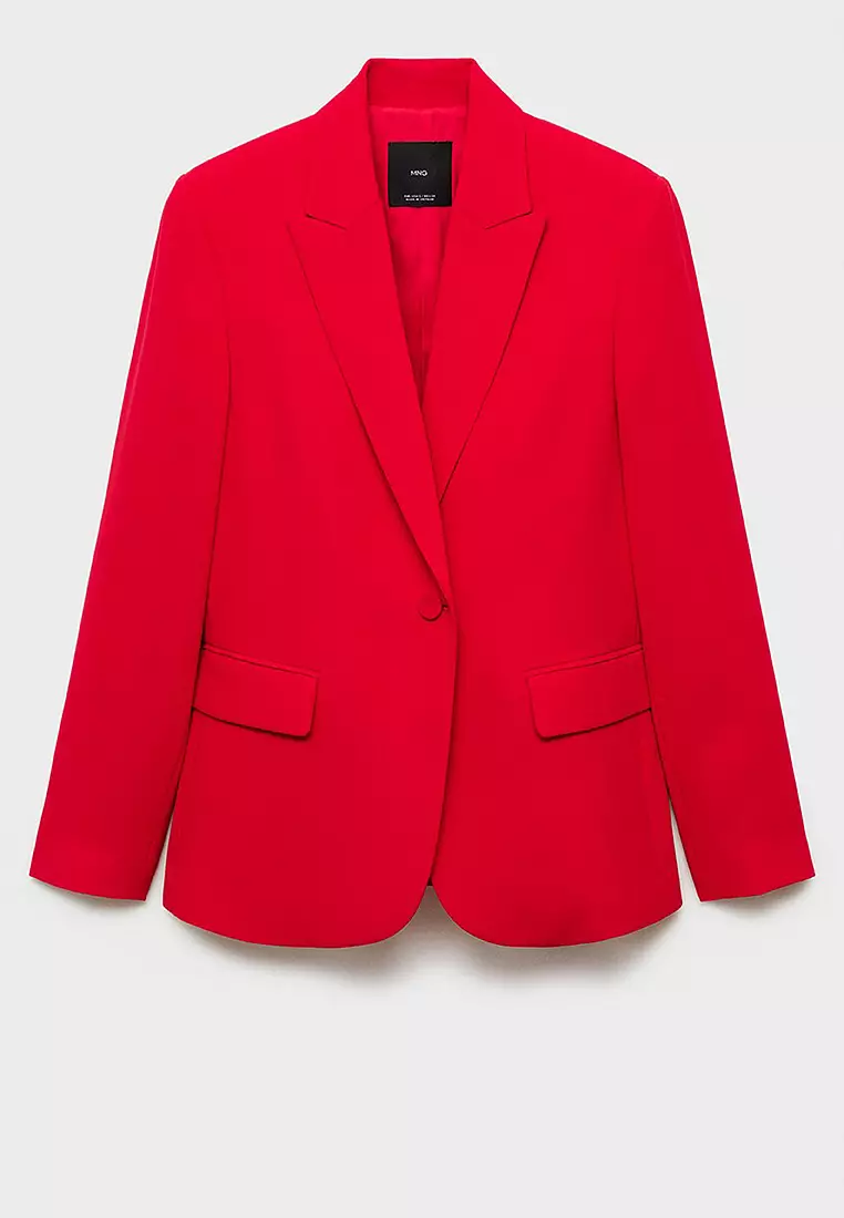 Buy Mango Structured Suit Jacket 2025 Online | ZALORA Philippines