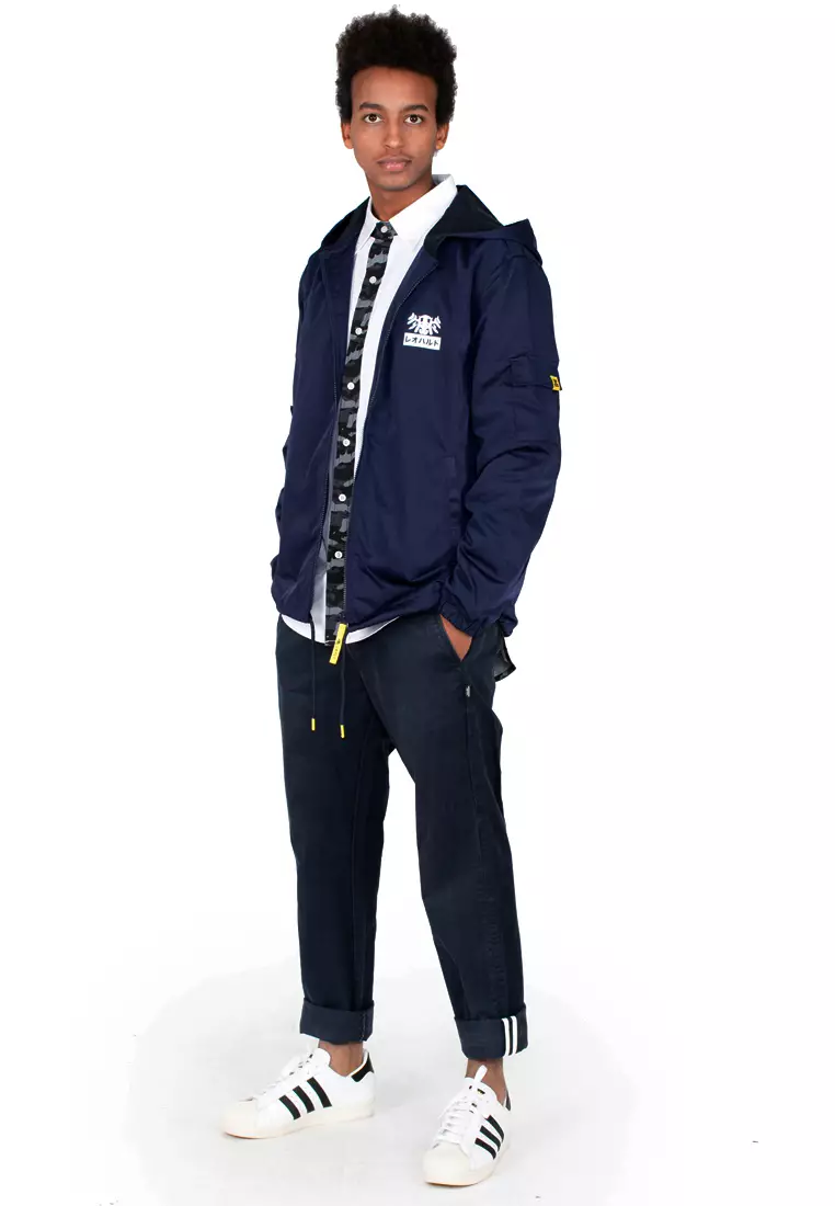 Reoparudo RPD Zip Hoodie Jacket (Navy Blue) 2025 | Buy Reoparudo Online ...
