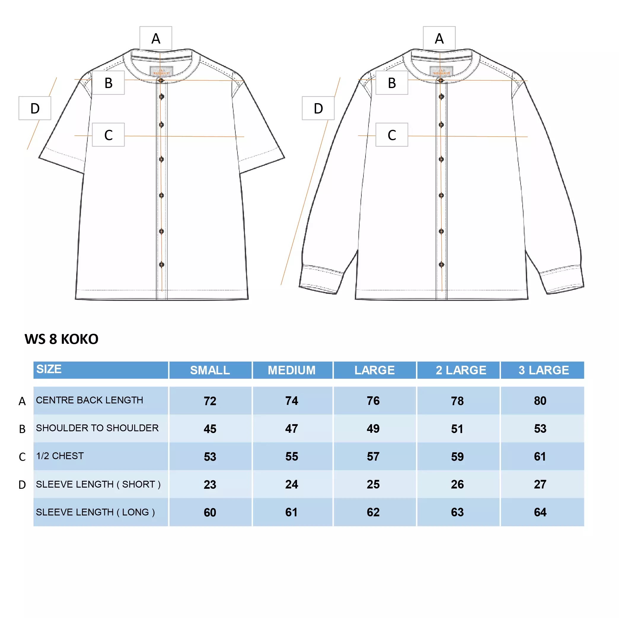 Jual Watchout Watchout Pakaian Pria Short Sleeve Koko - WS8023901 ...