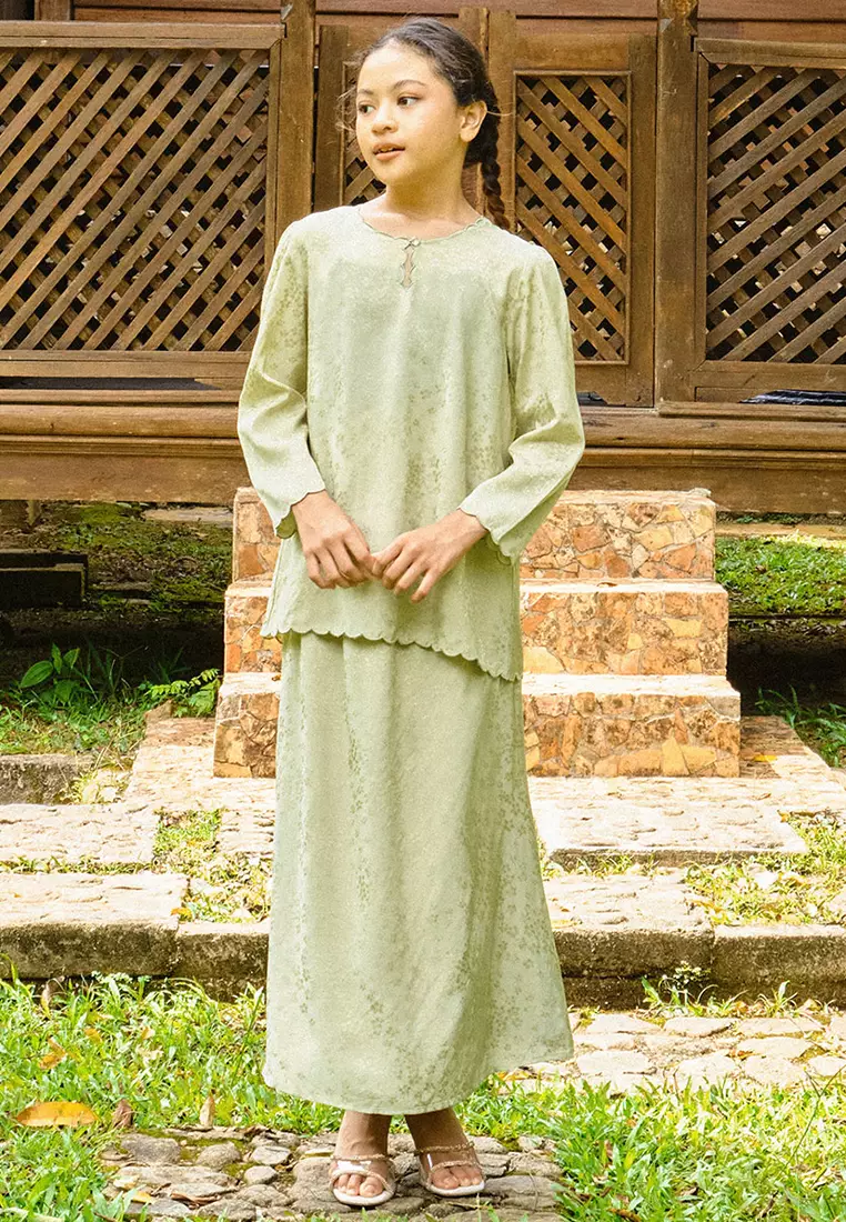 Buy POPLOOK KIDS Norwati Set - Pale Matcha Online | ZALORA Malaysia