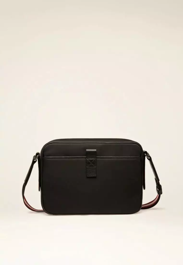 Jual BALLY Bally Fiji Techno Nylon Messenger Bag In Black Original 2025 ...