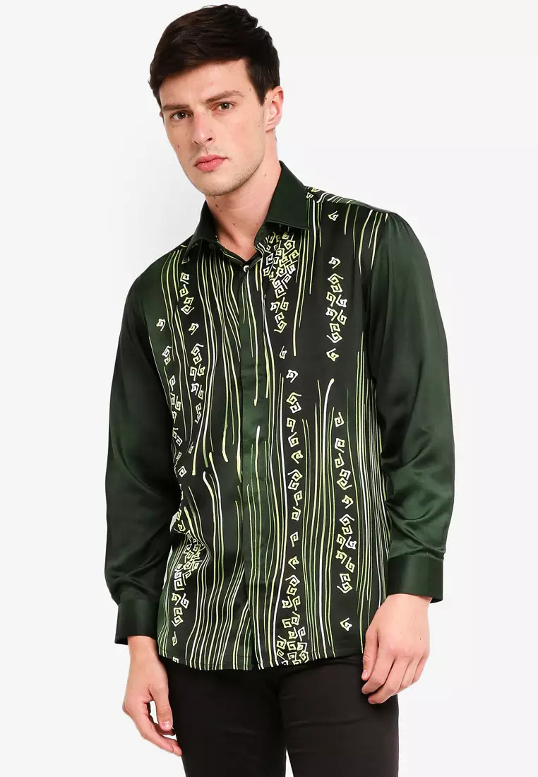 Buy Gene Martino Men's Batik Art Strip Online | ZALORA Malaysia