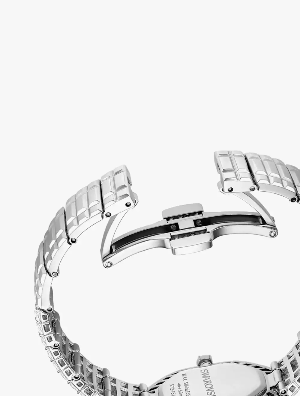 Jual Swarovski Matrix octagon watch, Baguette cut, Metal bracelet ...