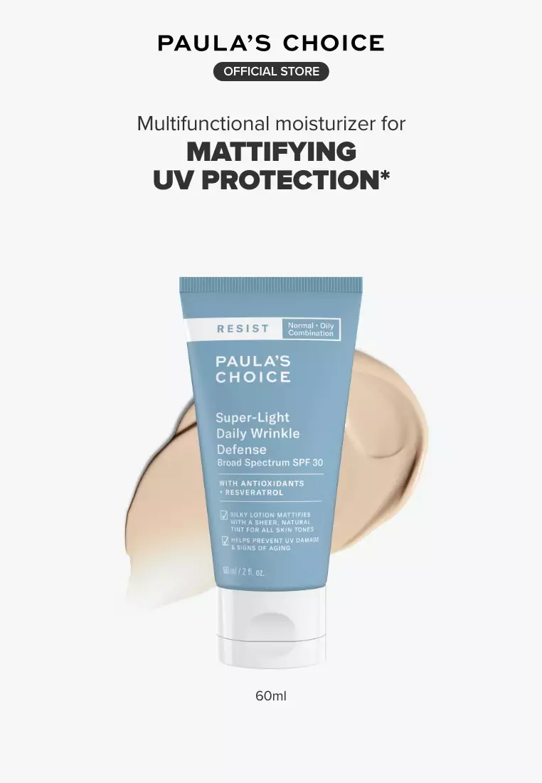 Buy Paula's Choice Resist Super-Light Daily Wrinkle Defense Sunscreen ...