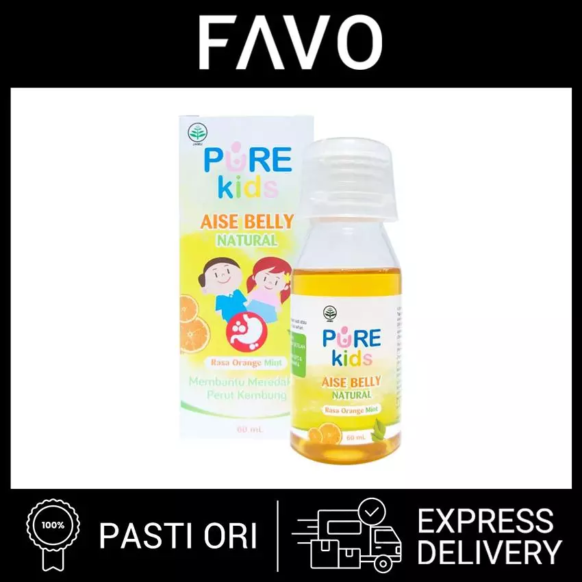 Jual Pure Kids Obat Perut Kembung - Pure Kids Aise Belly - 60 mL ...