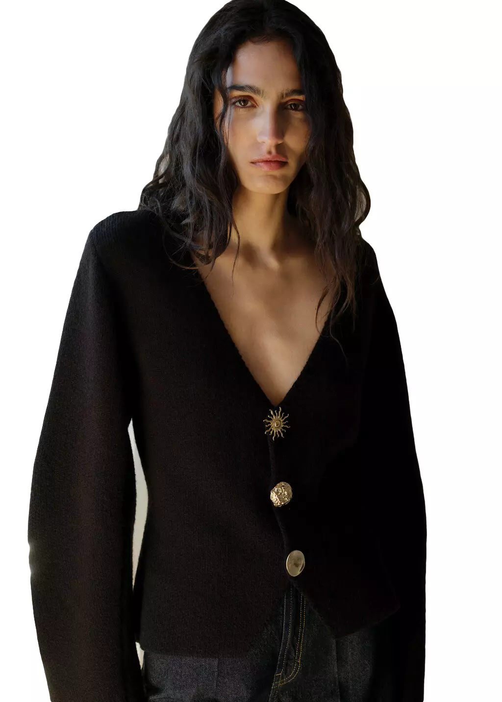 Mango Knitted Jacket With Jewel Buttons 2025 | Buy Mango Online ...