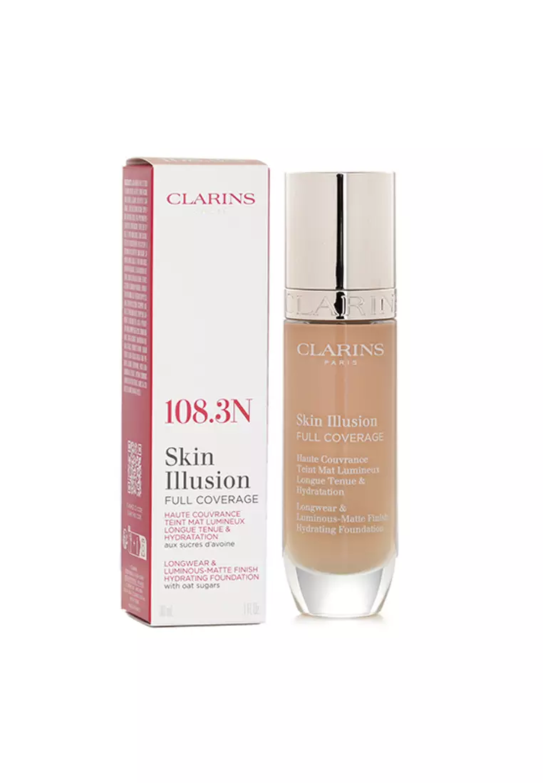 Buy Clarins CLARINS - Skin Illusion Full Coverage Foundation - # 108.3N ...