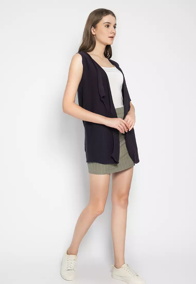 Jual LGS LGS - Outer Wanita - Rajut - Black Plum - LLST.360.GL628.016 ...