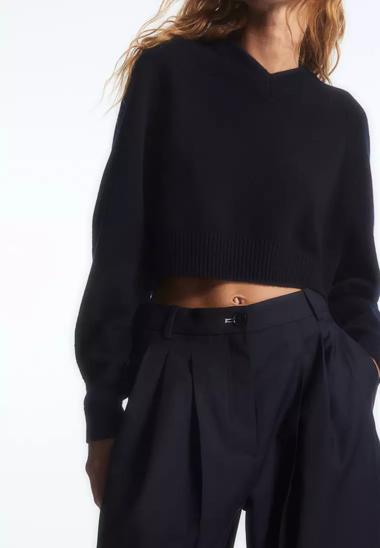 COS Barrel-Leg Wool Trousers 2025 | Buy COS Online | ZALORA Hong Kong